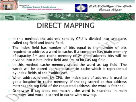 PPT CACHE MAPPING PROCESS PowerPoint Presentation Free Download ID