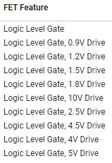 What Is A Logic Level MOSFET Discrete Semiconductor Products DigiKey TechForum An