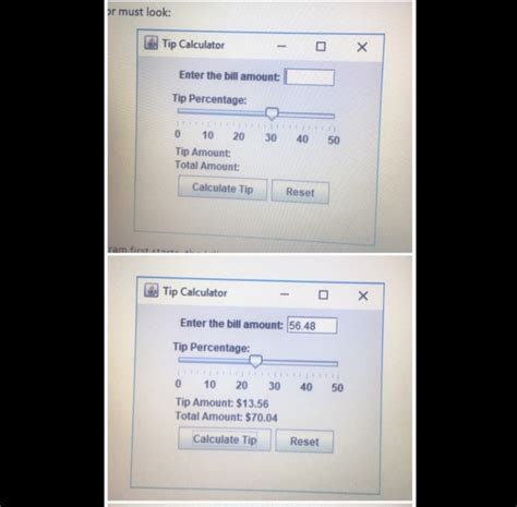 Solved Write Program In Java Swings Tip