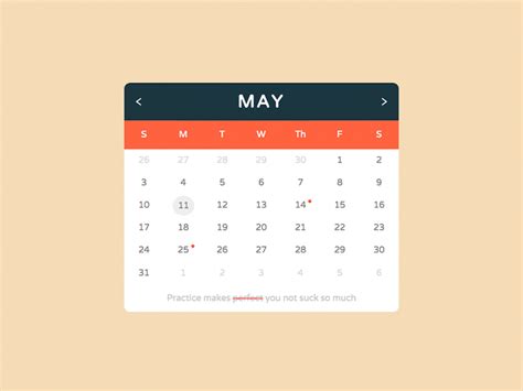 Календарь на Html для сайта Календарь для сайта на Javascript Html Css Пример 1