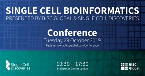 Conference Single Cell Bioinformatics Single Cell Discoveries