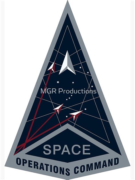Space Operations Command Logo Poster For Sale By Quatrosales Redbubble