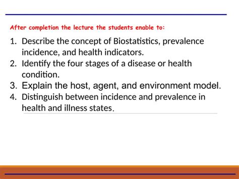 Lecture 5 Epidemiology And Biostatistics Ppt