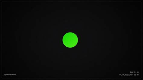 Blob Animation Experiment For A Client Project That Didnt Go Through