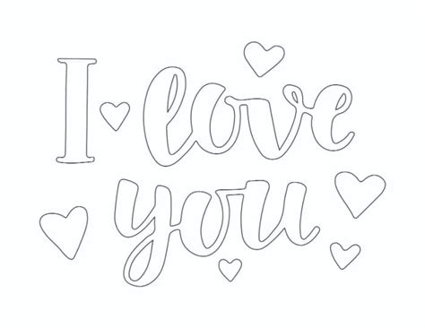 I Heart You Coloring Pages I Love You Positive And Inspiring Quotes
