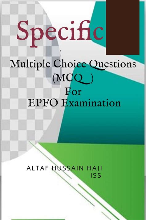 Specific Multiple Choice Questions Mcq For Epfo Examination For All