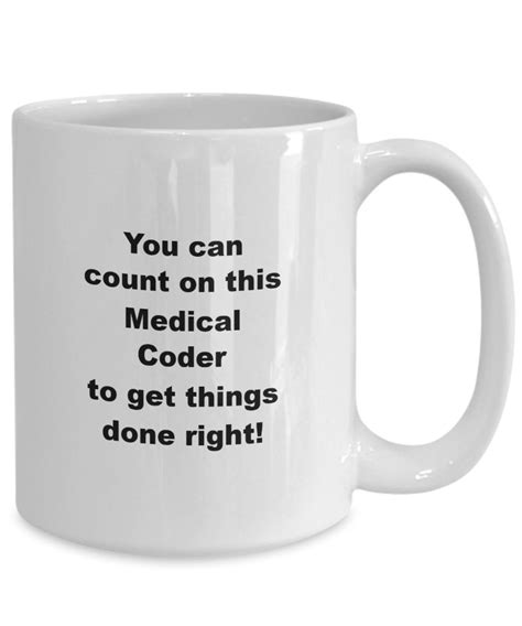 medical coder coffee mug appreciation t for medical coding billing