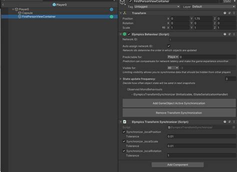 First Person Shooter Players Camera Elympics Documentation