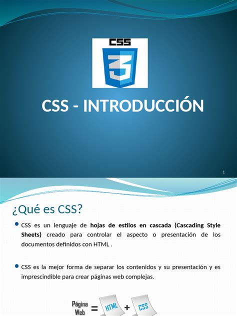 02 Teor 10 Css Introduccion Cas V3 Pdf Html Informática