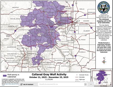 Colorado Wolves Explore Front Range Map Reveals Local News