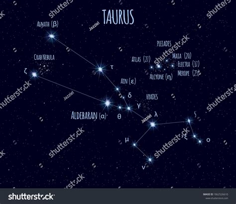 Taurus Star Constellation Taurus Star Constellation High Res Vector