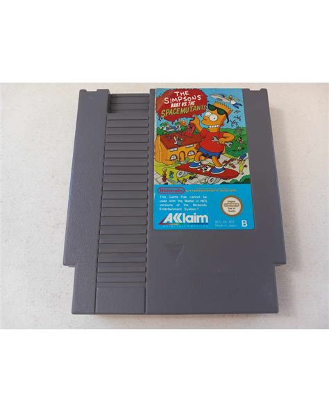 Nes The Simpsons Bart Vs The Space Mutans Pal B