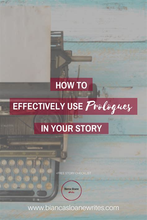 How To Effectively Use Prologues In Your Story