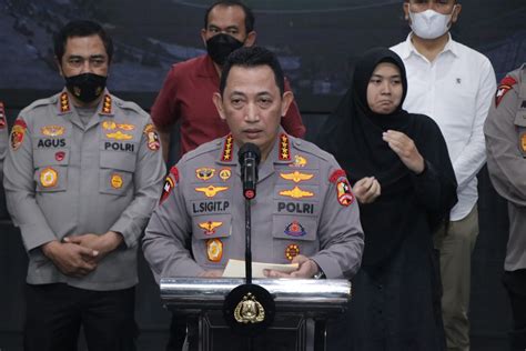 Jenderal Sigit Beberkan Peran 6 Tersangka Tragedi Kanjuruhan