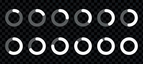 Circle Progress Bar Vector Art Icons And Graphics For Free Download