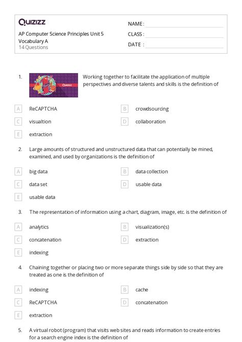 50 Data Visualization Worksheets For 10th Class On Quizizz Free And Printable