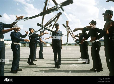 The Royal Saudi Arabian Naval Drill Team Rehearses The Death Row Sequence At The Technical