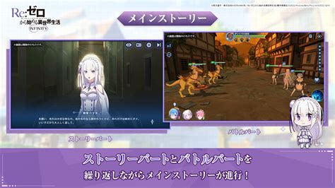 ตัวอย่างภาพในเกม Re Zero Infinity เกมมือถือญี่ปุ่น