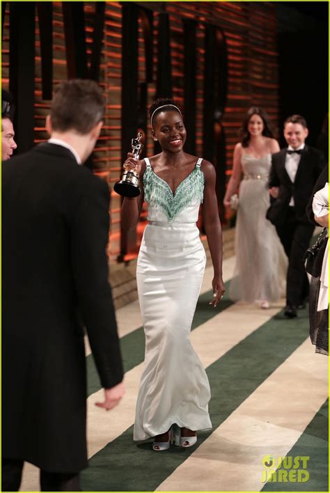 Lupita Nyongo Dress Switch For Vanity Fair Oscars Party 2014 Photo