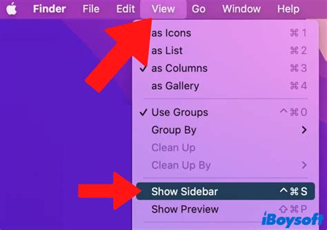 Finder Sidebar Is Missing Why How To Get It Back