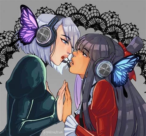 Maya Fey And Franziska Von Karma Vocaloid And More Drawn By Goldenastrum Danbooru