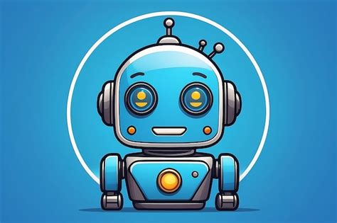 Premium Photo Robot Icon Chatbot Icon Cute Smiling Bot
