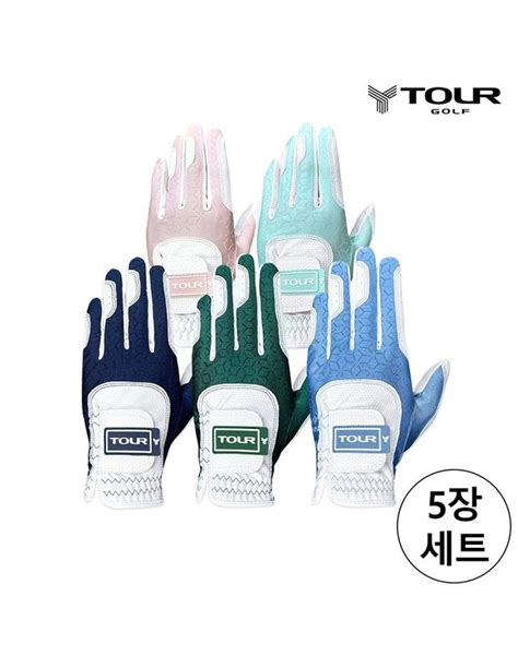 5장세트 투어골프 크레오라 스판 남성 여성 골프장갑 Tgmw 16