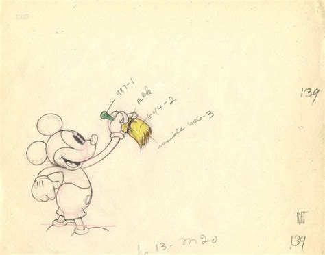 Mickey Mouse Writing