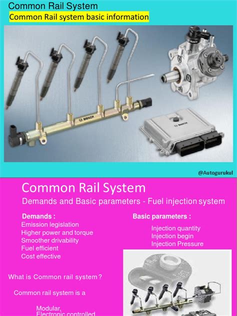 Diesel Common Rail System Overview Pdf Fuel Injection Engine