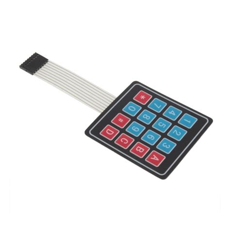 Clavier Matrice 16 Touches Souple Komposantselectronik