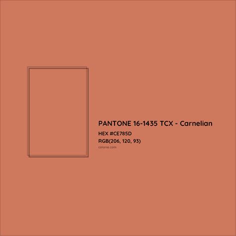 Pantone 16 1435 Tcx Carnelian Complementary Or Opposite Color Name