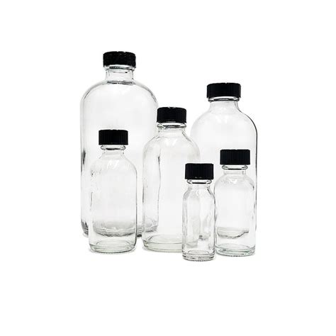 1 2 Oz 15ml Clear Boston Round Glass Bottle High Quality Boston Round Glass Bottleboston