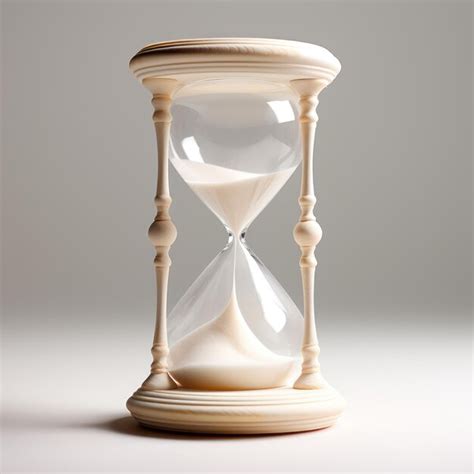 Premium Ai Image Hourglass Isolated On White Background