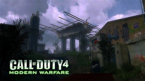 UNDERPASS From MODERN WARFARE 2 In CALL OF DUTY 4 CoD4 Custom Maps YouTube