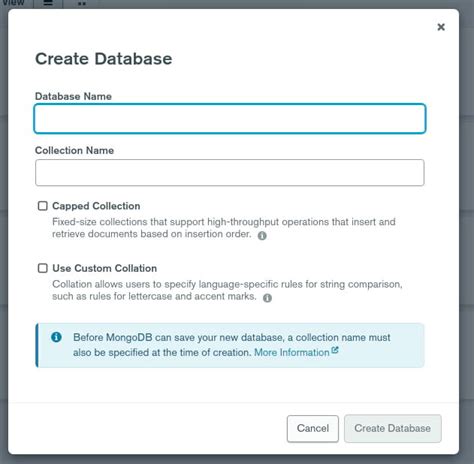 How To Create A Database And Add A Collection With Mongodb Gui Compass Nasni Consultants