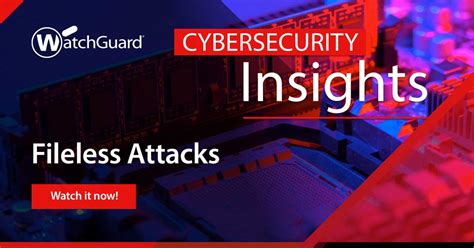 Fileless Attacks Watchguard Technologies