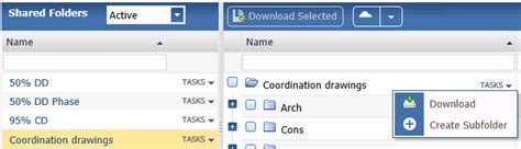 Create A Subfolder In A Shared Folder Newforma Project Center Help
