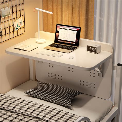 可折叠悬空床上小桌子学生宿舍上下铺家用卧室笔记本电脑桌支架懒人飘窗大学宿舍寝室小桌板坐地写字看书桌子虎窝淘