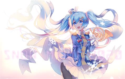 Snow Miku Vocaloid R Awwnime