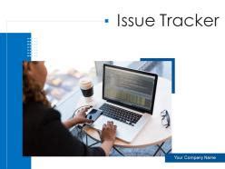 Issue Tracker Project Information Department Current Status Business Presentation Graphics