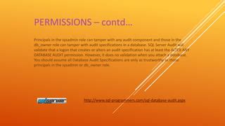 Sql Database Audit PDF