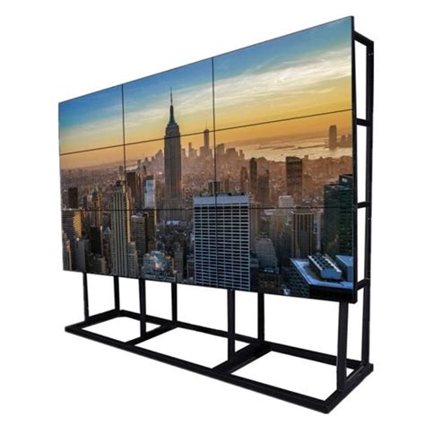 China TFT 4 3 LED Backlight LED Display Panel LCD Wall With 4 4 LCD Panel China Digital