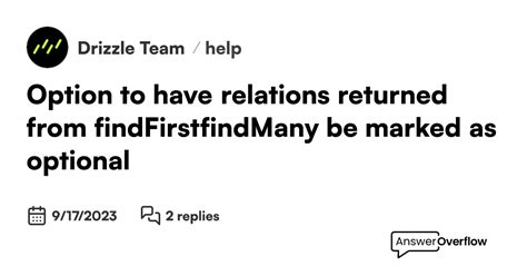 option to have relations returned from findfirst findmany be marked as
