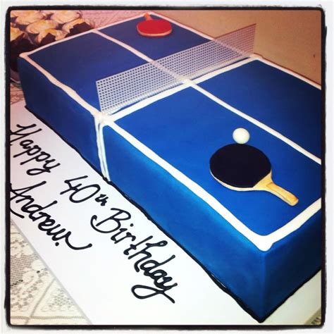 Ping Pong Table Cake Tortas Para Hombres Torta Para Varon Tortas
