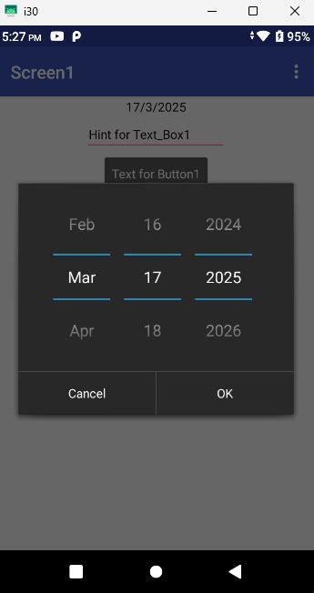 Free Wheeldatepicker Date Picker Extension Extensions Kodular