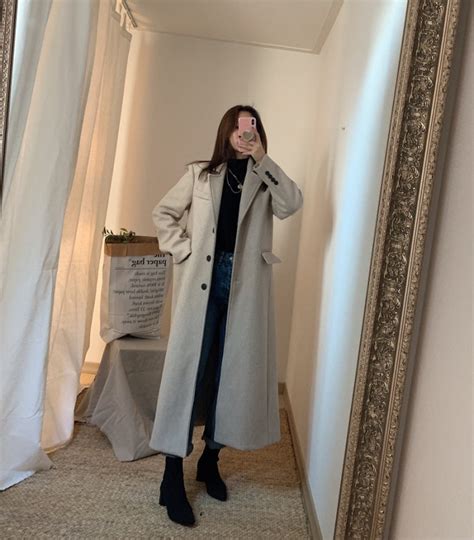 핸드메이드 코트 겨울 여자 롱 울 코트는 더블린에서 A4