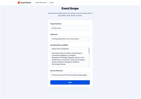 Event Planning Template Zapier Interfaces