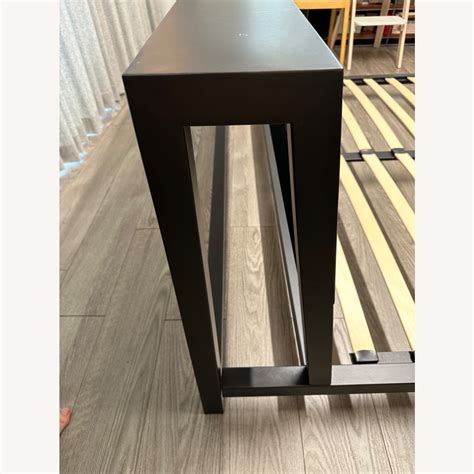 Cb2 Alpine Gunmetal King Bed Aptdeco