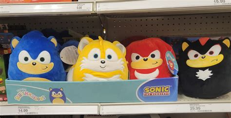 Sonic Squish Are Cute Va Target If Anyones Searching For Them R