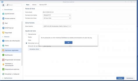 Error En La Fecha Y Hora En Un Servidor Synology Virtualizando Blog